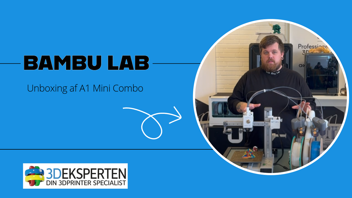 Bambu Lab A1 Mini Combo | 3D Eksperten